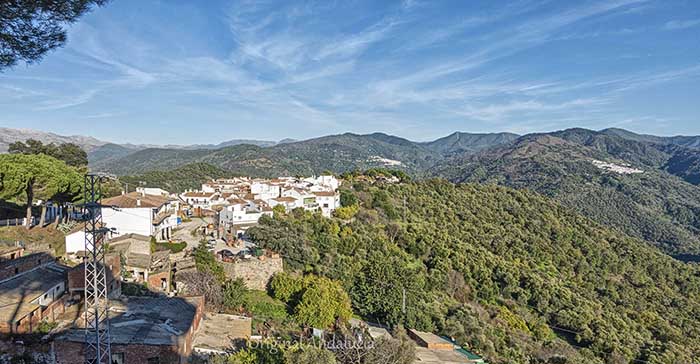 Benarrabá in de provincie Malaga